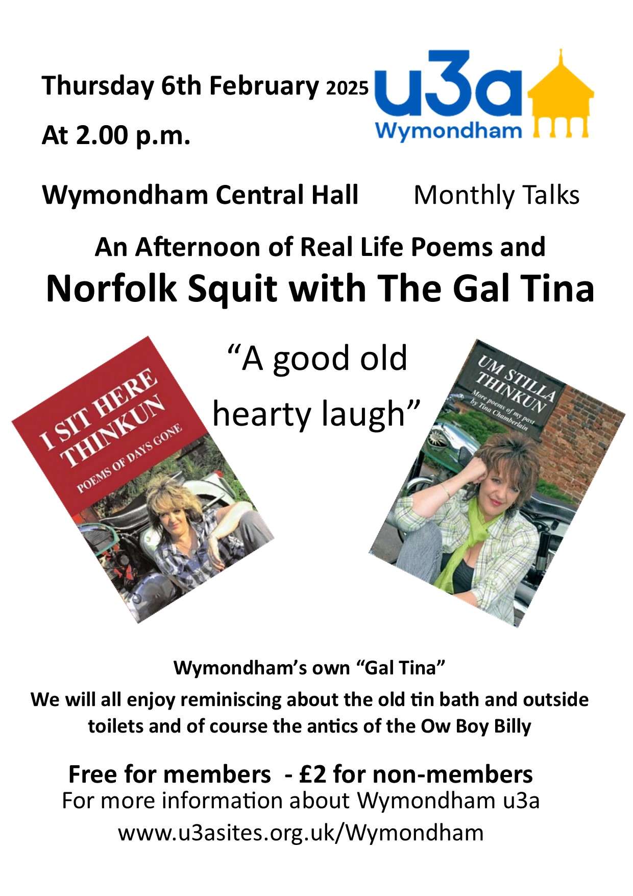 An Afternoon of Real Life Poems and Norfolk Squit with The Gal Tina ...